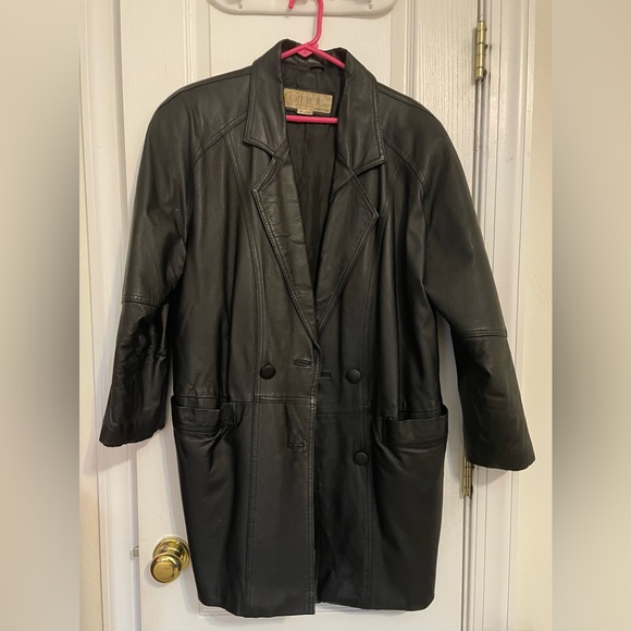 Comint | Jackets & Coats | Vintage Comint Leather Coat Size S | Poshmark